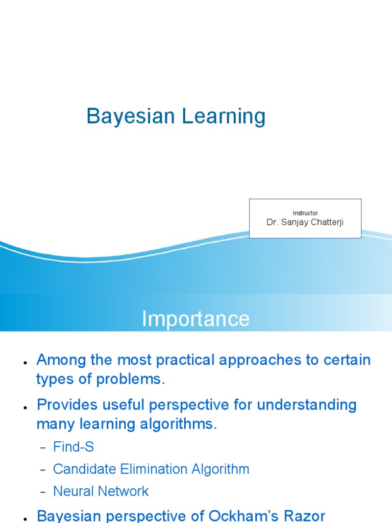 6.1 Bayesian Learning | PDF