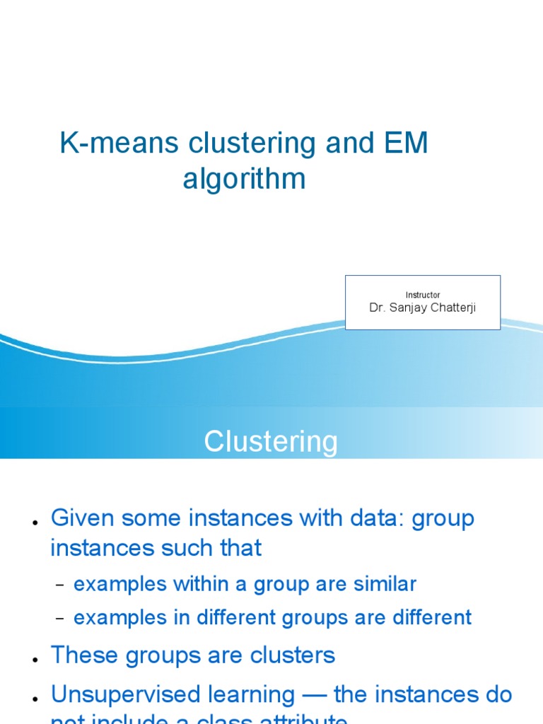 6.2 K Means | PDF | Teaching Methods & Materials | Science & Mathematics
