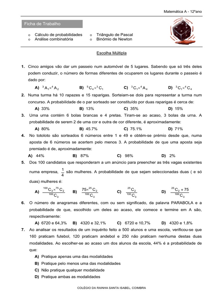 4 - Combinatoria | PDF