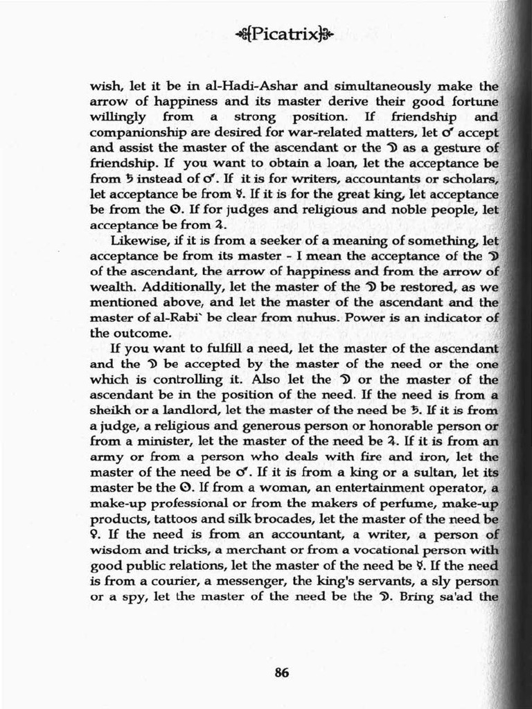 Picatrix English Vol 1 and 2 Copy 101 200 | Download Free PDF | Dream ...