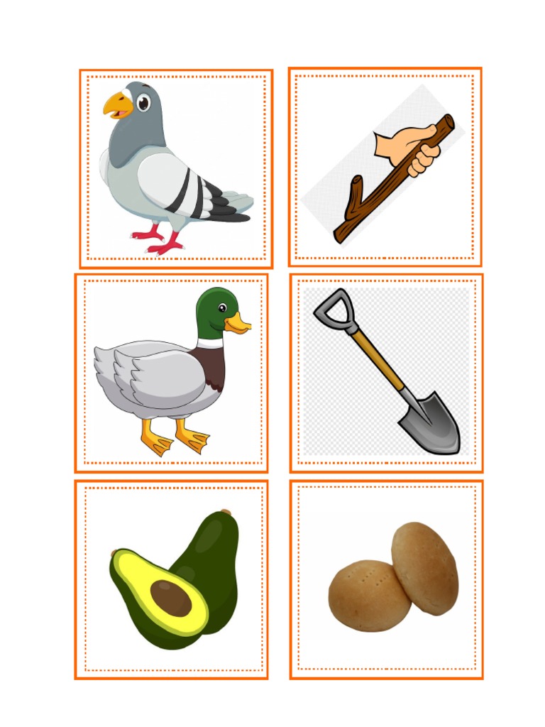 Tarjetas Con Imágenes Pa Pe Pi Po Pu | PDF