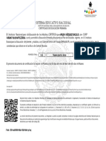 Certificado de Secundaria Erick | PDF