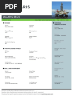 Valaris 121: Primary Rig Characteristics Capacities | PDF