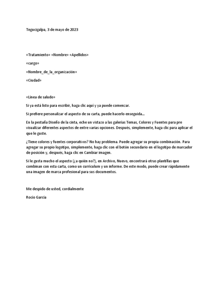 Ejercicio Carta Combinada | PDF