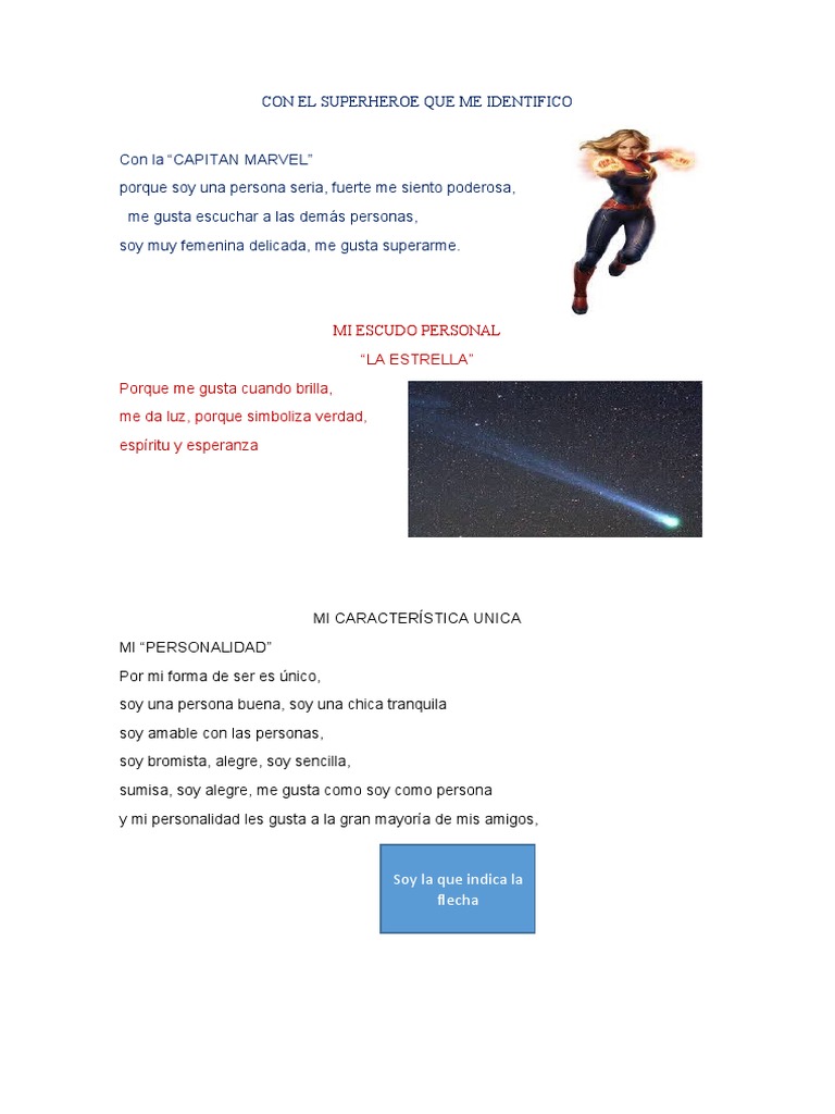 Con El Superheroe Que Me Identifico | PDF