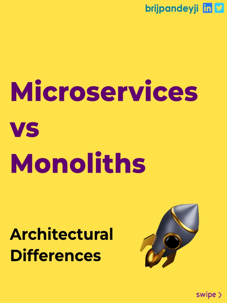 Microservices Vs Monolith Architecture | PDF | Software Engineering ...