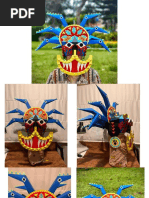 Goat Skull Headdress 3D Papercraft Mask Template - Wintercroft - Anna's ...