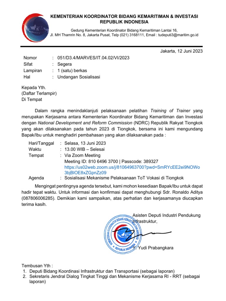 Und Sosialisasi Mekanisme Pelatihan Tot Vokasi | PDF