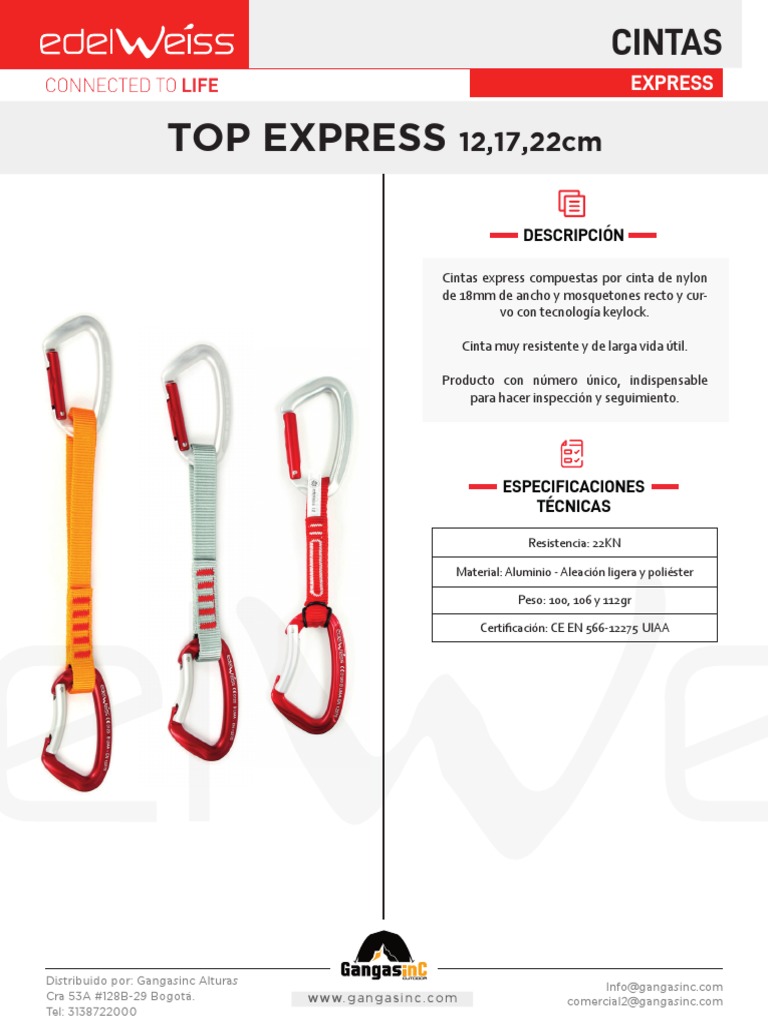 FT Cinta Express EDELWEISS Top Express 12,17,22 CM | PDF