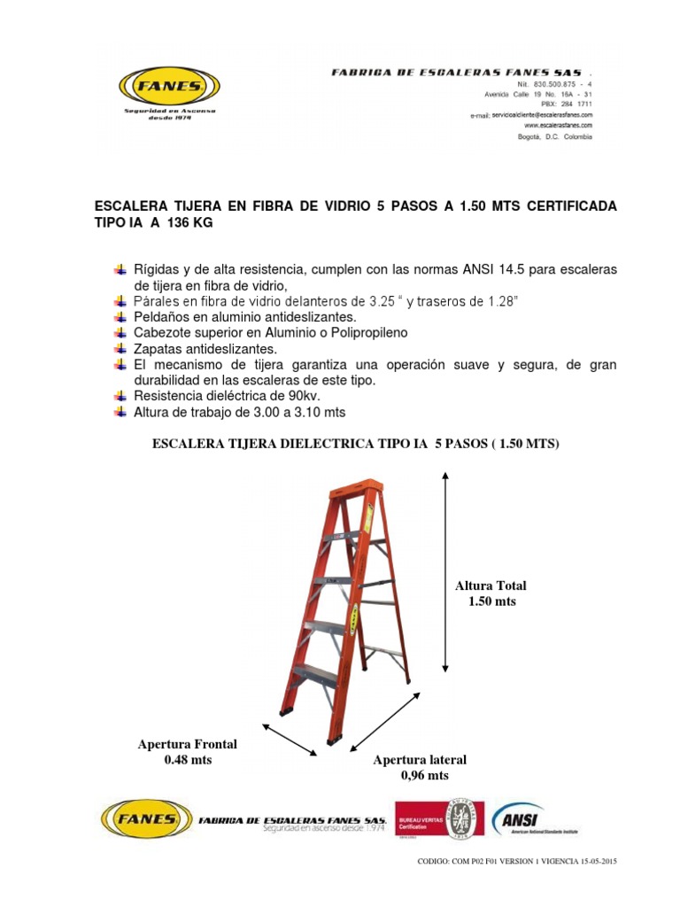 10. FICHA TÉCNICA ESCALERA ESC-04 | PDF