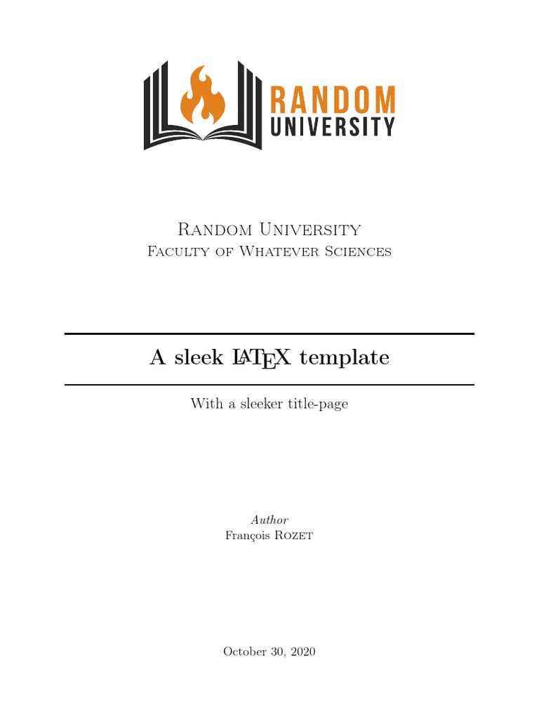 Sleek Template | PDF | Triangle | Length