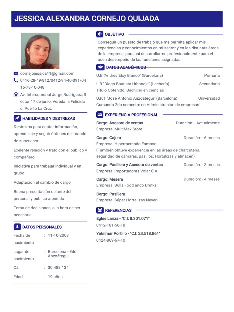 Jessica Alexandra Cornejo Quijada | PDF