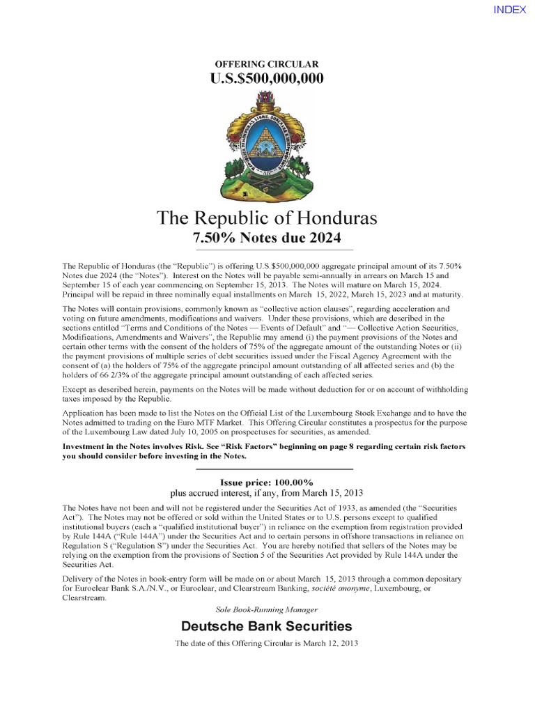 03 Offering Circular Notes 2024 | PDF