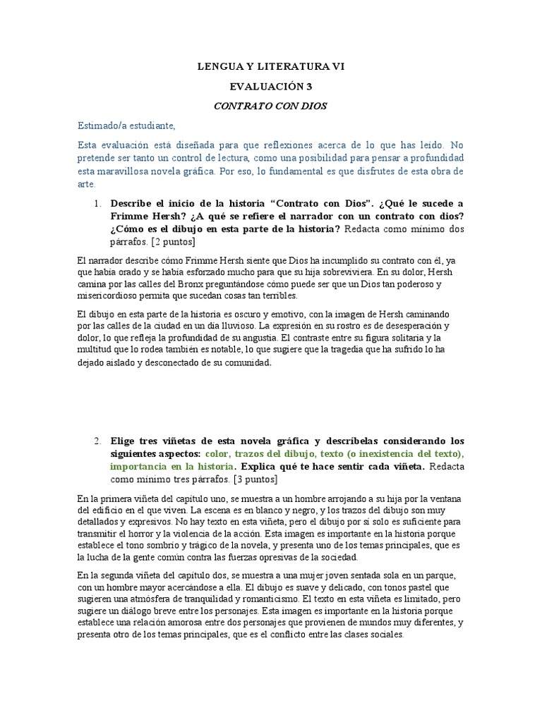 Evaluacion 7 Lemgua Literatura (Delgado Jeremy) | PDF | Dibujo