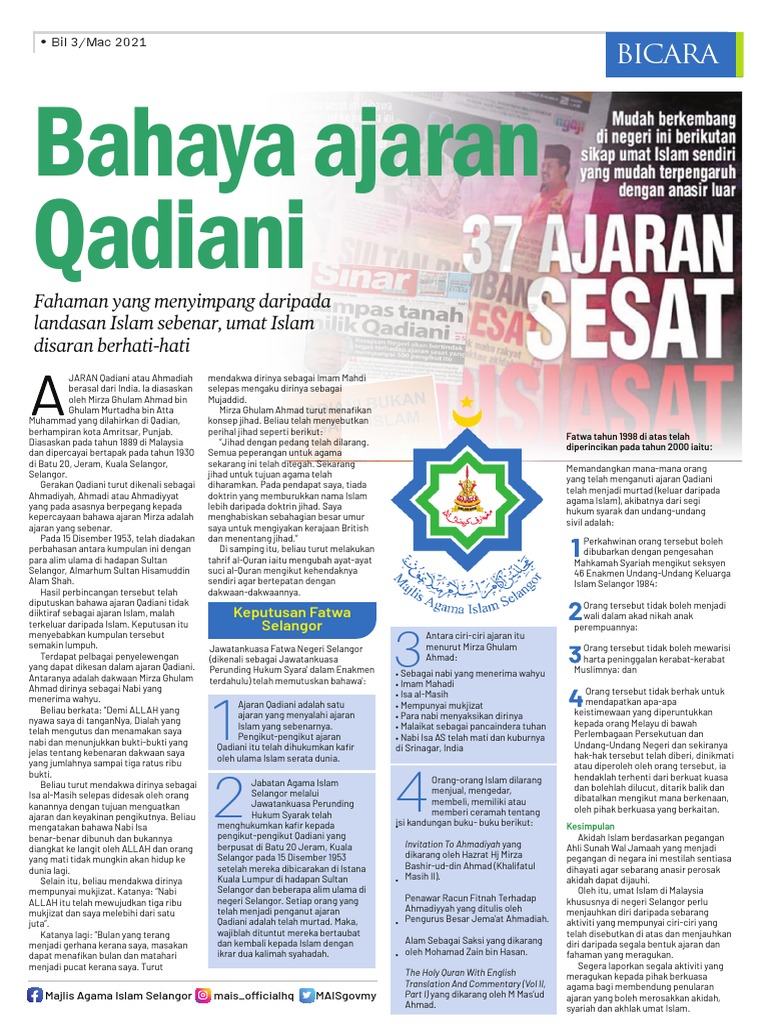 Ajaran Qadiani | PDF