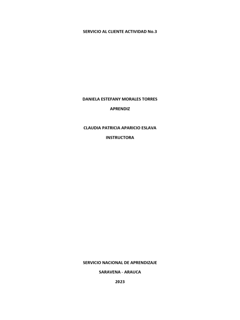 ACTIVIDAD DE APRENDIZAJE No. 3 | PDF