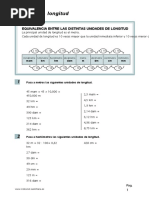 Conversión de Unidades de Longitud | PDF | Distancia | Unidades de medida