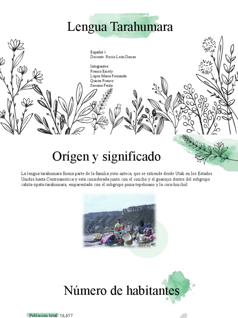 Lengua Tarahumara | PDF