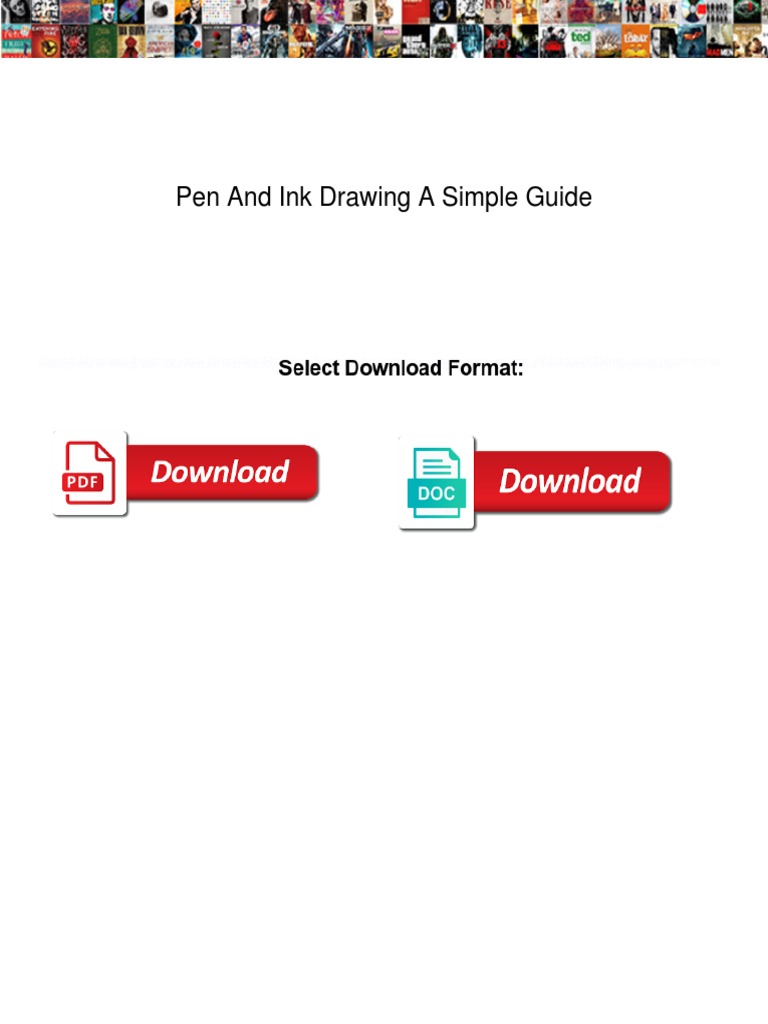 Pen and Ink Drawing A Simple Guide | PDF | Drawing | Ink