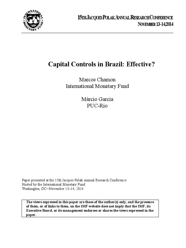 Chamon Garcia | PDF | Capital Account | Capital Control