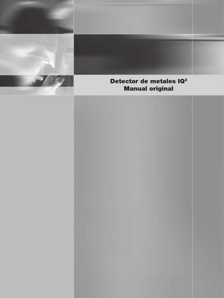 Detector Metales IQ3 | PDF