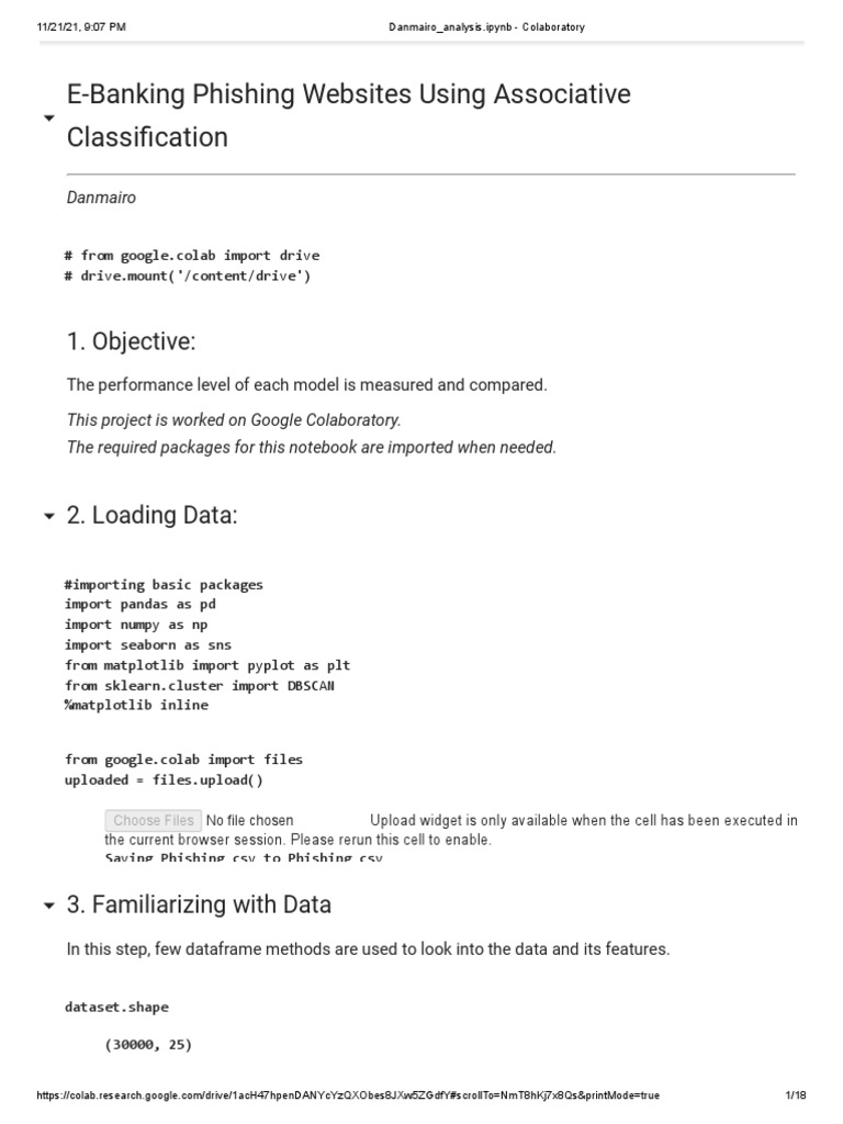 Danmairo - Analysis - Ipynb - Colaboratory | PDF | Statistics | Applied Mathematics