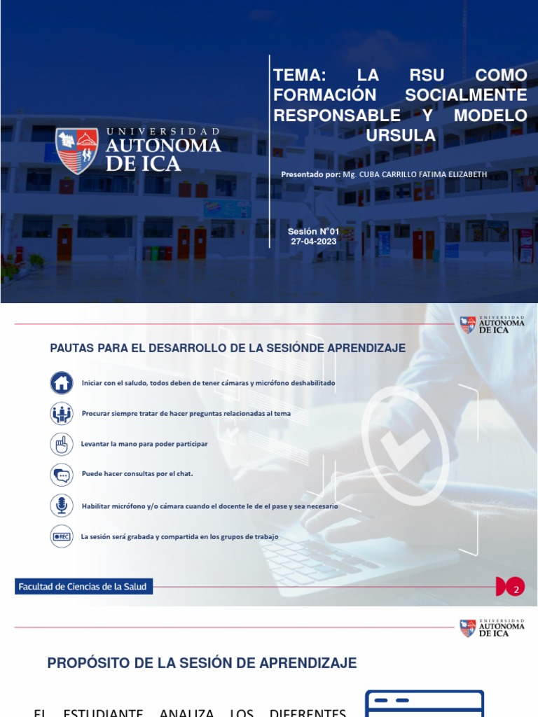 Tema N°02 Rsu - Modelo Ursula | PDF