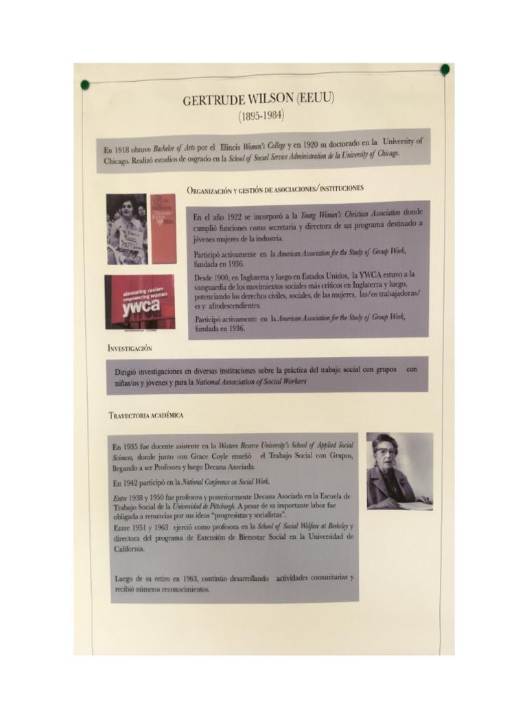 Pionera TSG Gertrude Wilson | PDF