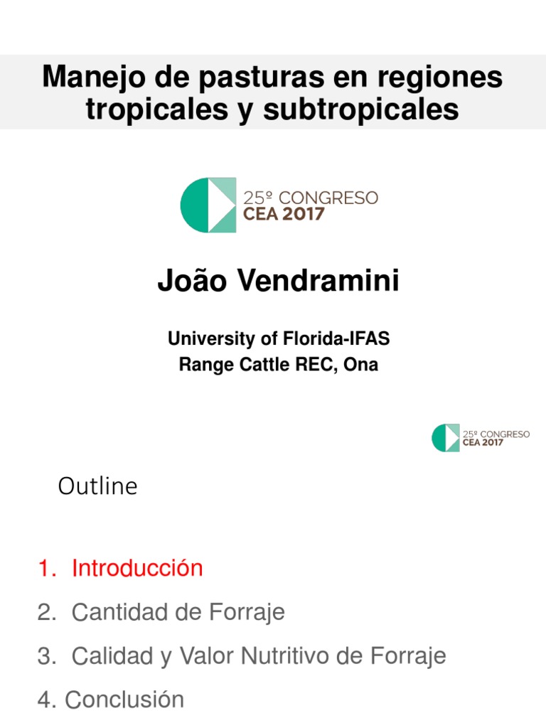 2 Manejo de Pasturas en Regiones Tropicales y Subtropicales | PDF