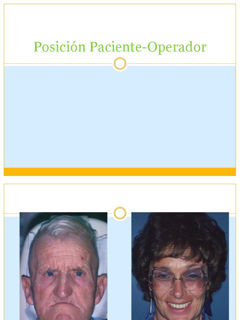 Posicion Del Paciente y Operador | PDF | Cirugía | Anatomía humana
