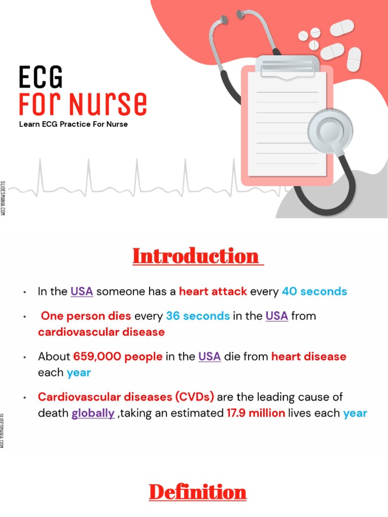 ECG For Nurse (ALi Yousef) | PDF | Electrocardiography | Heart