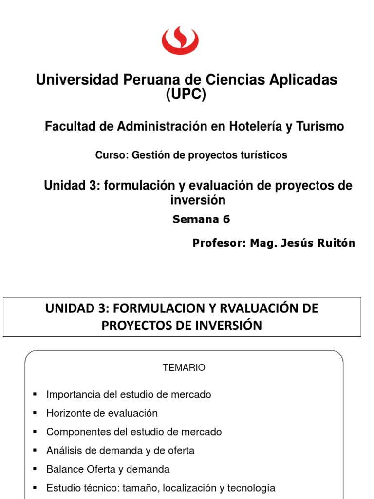 UPC Sesion 6 Modulo de Formualcion 2023 Def | PDF