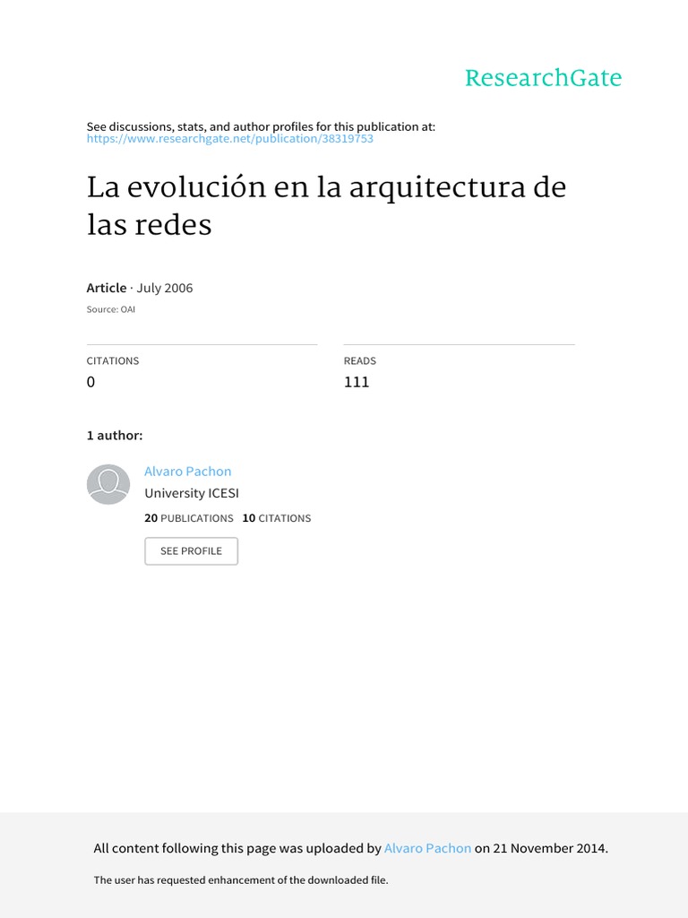 Dispositivos - Evolución en La Arquitecturas de Redes | PDF ...