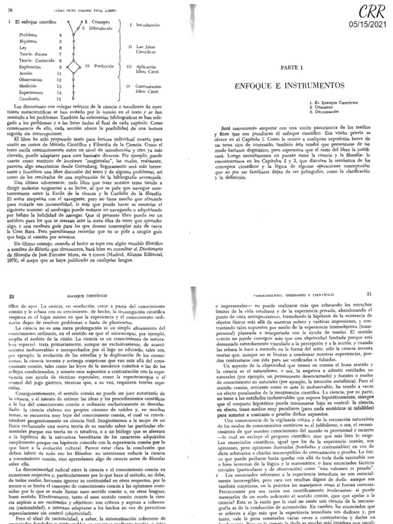 MC2-Metodo Cientifico MarioBunge | PDF | Conocimiento | Teoría