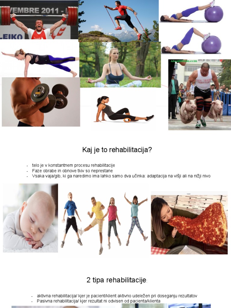 Funkcionalna vadba in uvod v terapevtsko vadbo.odp | PDF