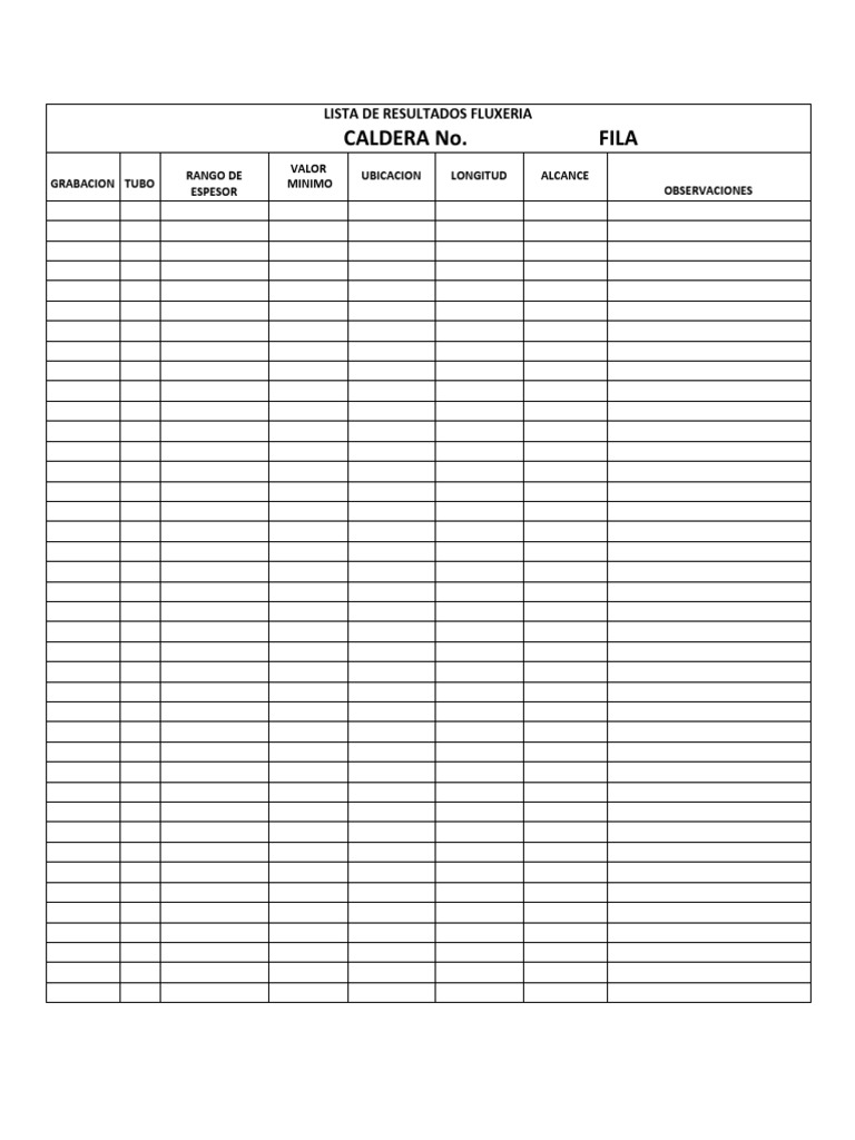 Tabla Para Anotar Resultados Fisicamente | PDF