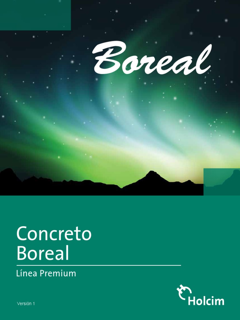 Concreto Boreal | PDF | Hormigón | Naturaleza