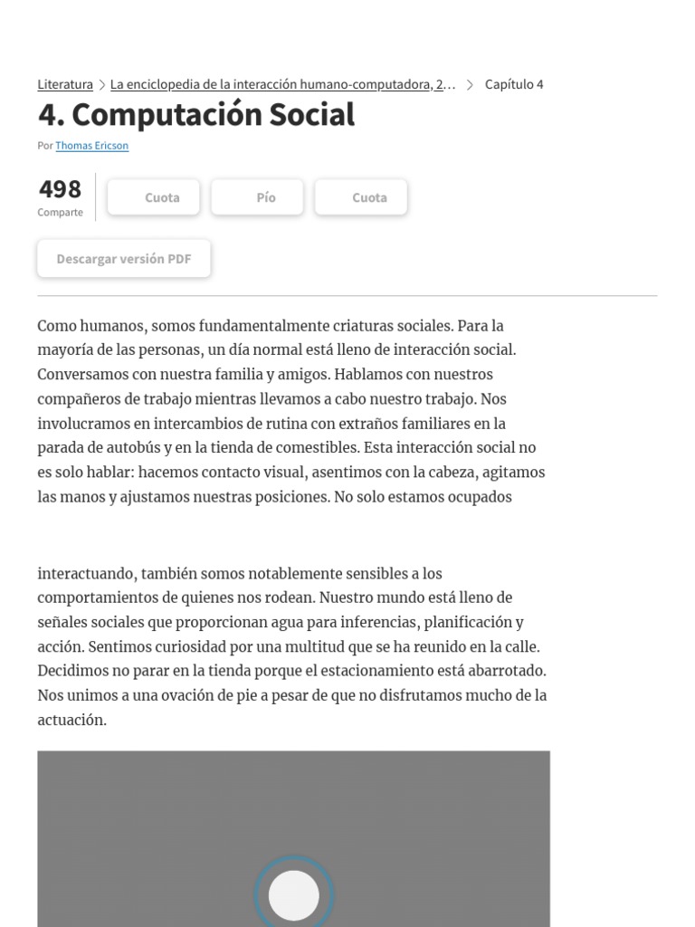 Social Computing - The Encyclopedia of Human-Computer Interaction, 2nd Ed | PDF | Wikipedia ...
