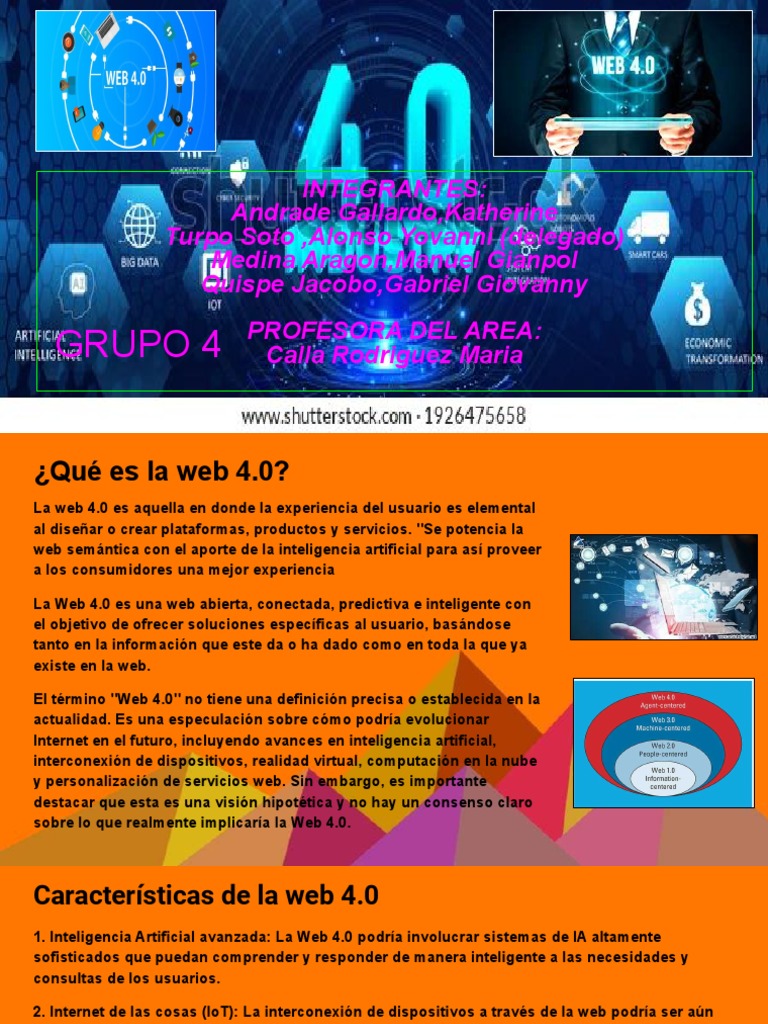 web 4.0 | PDF | Internet de las Cosas | Computación en la nube