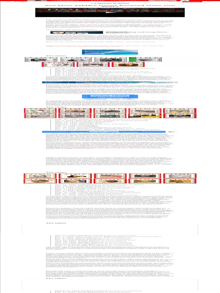 TIME Magazine's 100-Year Cover Journey | PDF