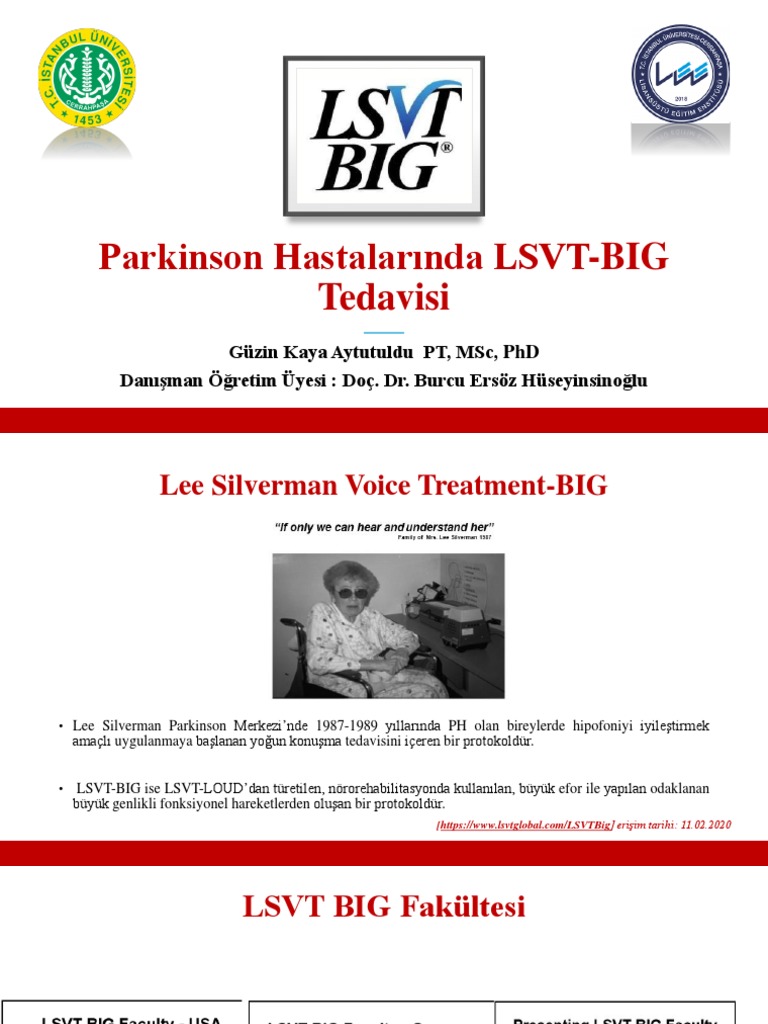 Parkinson Hastalarında LSVT-BIG Tedavisi | PDF