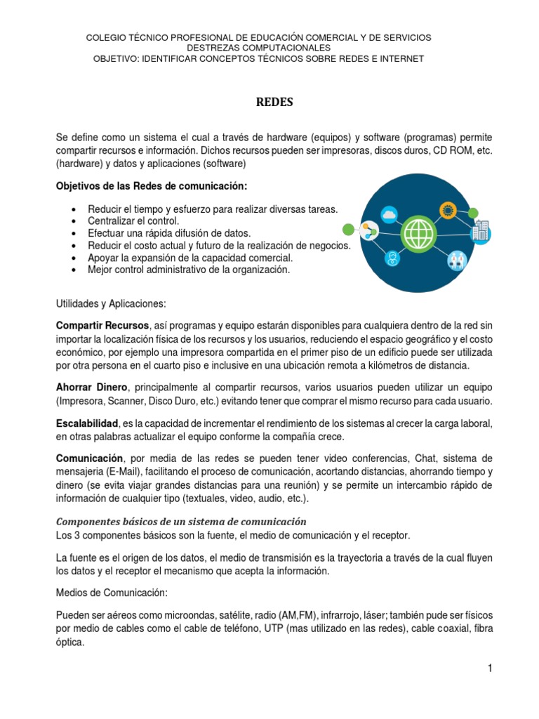 REDES E INTERNET RESUMEN ESTUDIANTES | PDF | Red mundial | Internet y web
