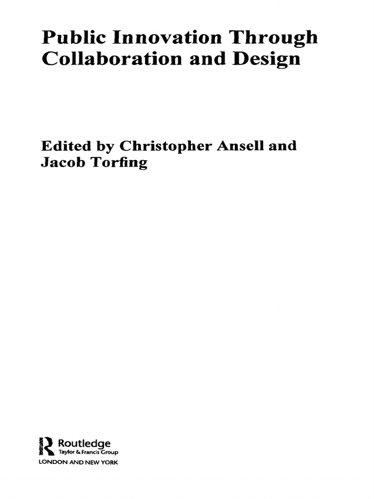 Sumário - ANSELL TORFING 2014 - Public Innovation through ...