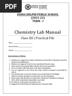 CHEM Practicals Class 12 | PDF