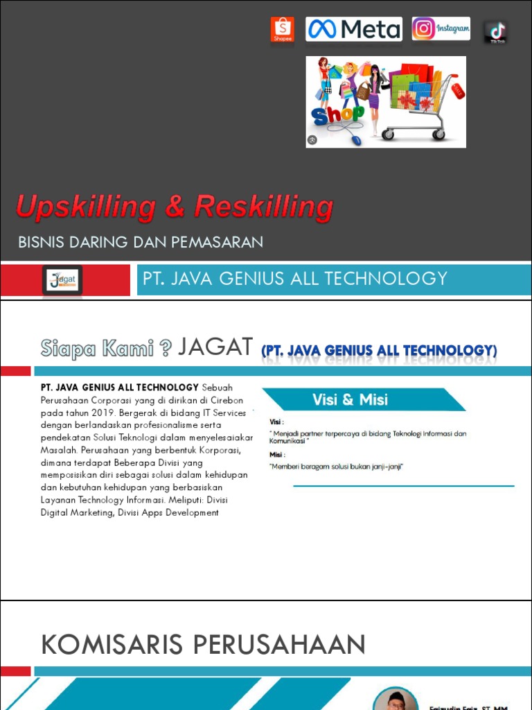 Upskilling PT Jagat Digital | PDF
