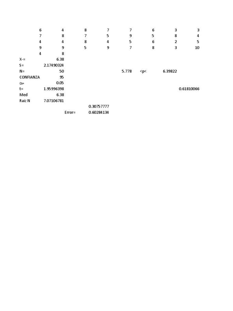Estimación Por Intervalo | PDF