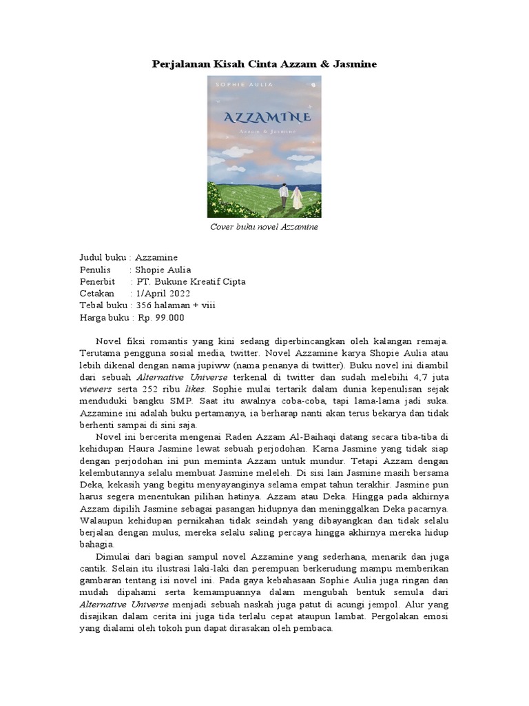 Resensi Tugas Bindo Azzamine | PDF