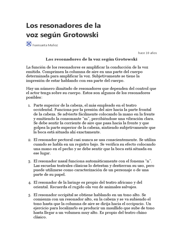Los Resonadores de La Voz | PDF