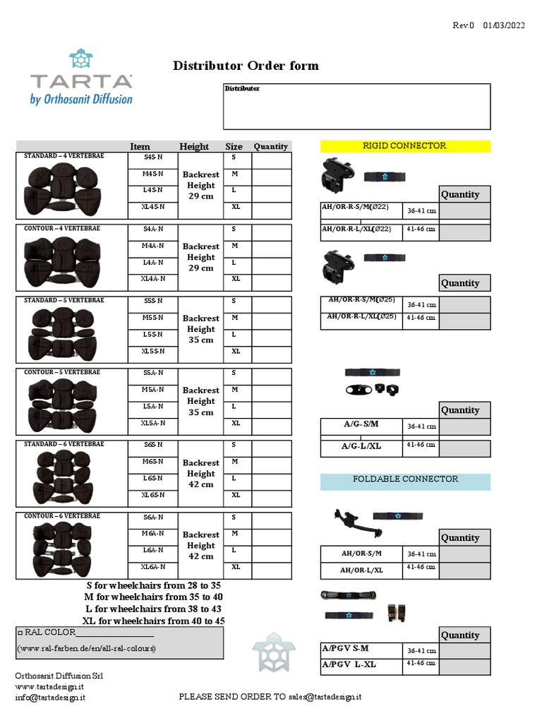 Original - Order Form - Rev.0 | PDF