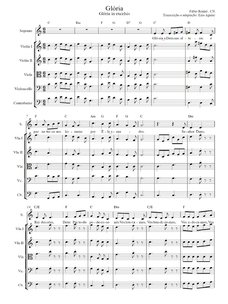 Glória - Fábio Roniel | PDF